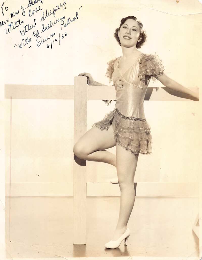 Ed Sullivan Dolly Dawn Patrol Vaudeville Actress 1930s Autograph Signe – Ephemera Finds