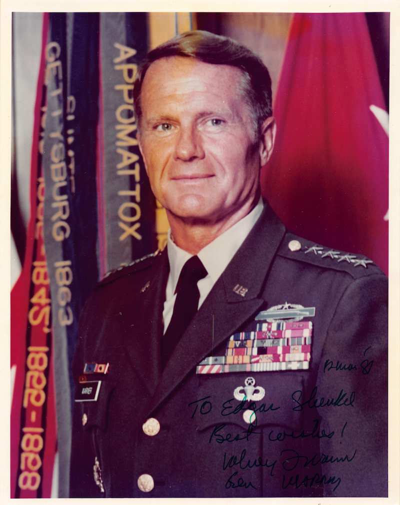 Volney Warner US Army Readiness Command General Autograph Signed Photo ...