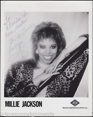 Millie Jackson Rb Soul Music Singer Dont Want to Be Right Autograph Si ...