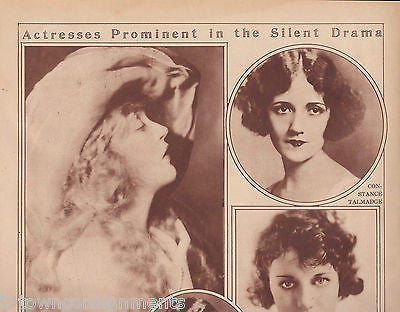 Silent Movie Actresses Betty Blythe Priscille Dean Vintage 1920s Poste ...