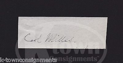 Carl Milles Swedish Sculpture Artist Original Autograph Signature Clip ...