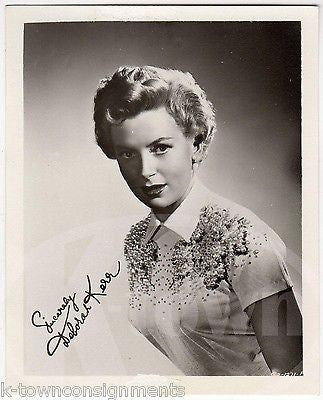 Deborah Kerr Hollywood Movie Actress Vintage Facsimile Signature Promo ...