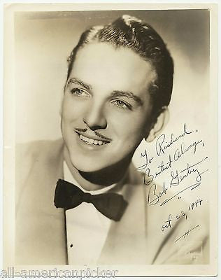 Bob Gentry Hollywood Movie Actor Autograph Signed Bruno of Hollywood P ...