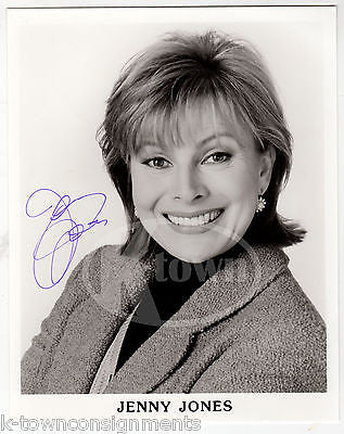 Jenny Jones TV Talk Show Hostess Actress Original Autograph Signed Pho ...