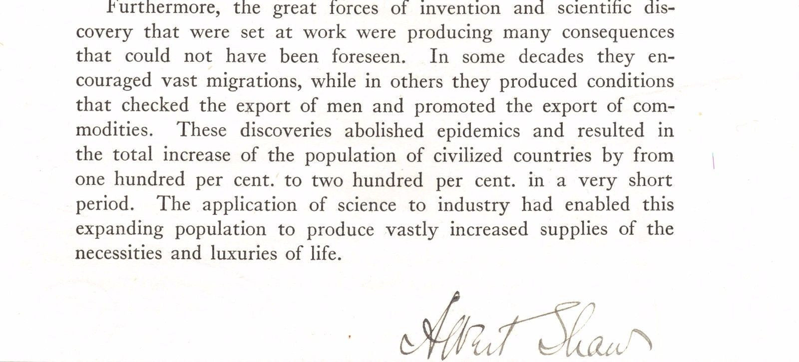 Albert Shaw Communism Journalist Cornell University Original Autograph ...