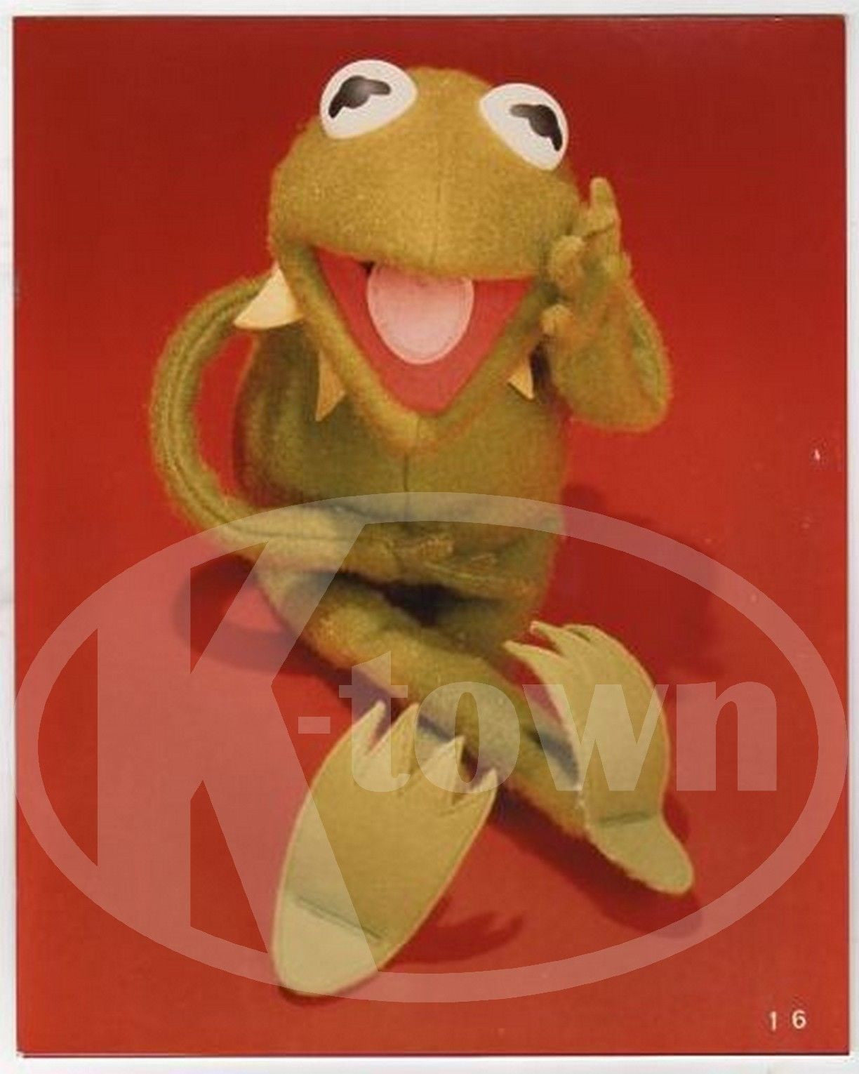 KERMIT THE FROG MUPPET BABIES ACTOR VINTAGE STUDIO PROMO PHOTOGRAPH ...