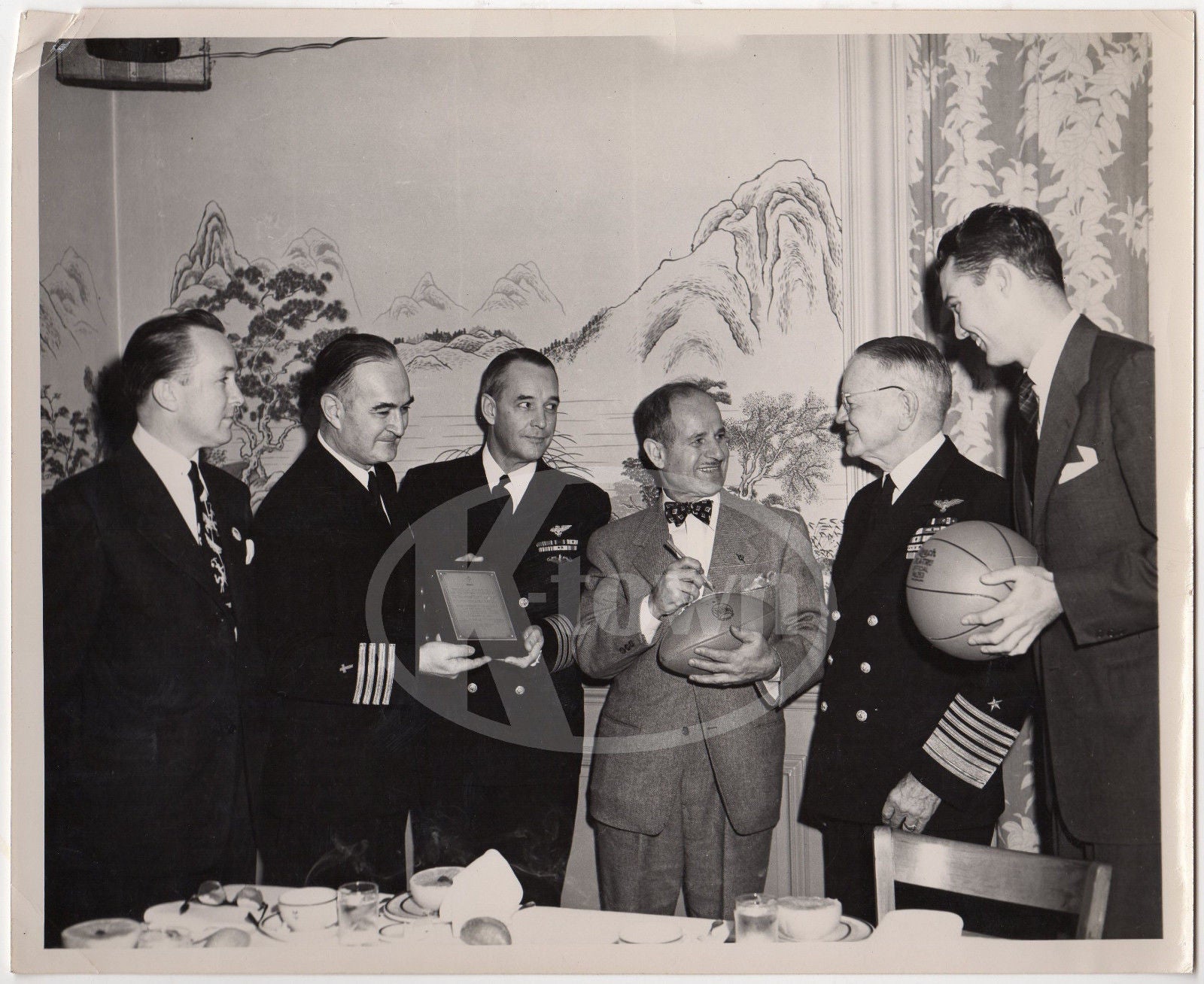 Admiral Bill Halsey WWII Navy Hero USS Oriskany Ship Commissioning Mil ...