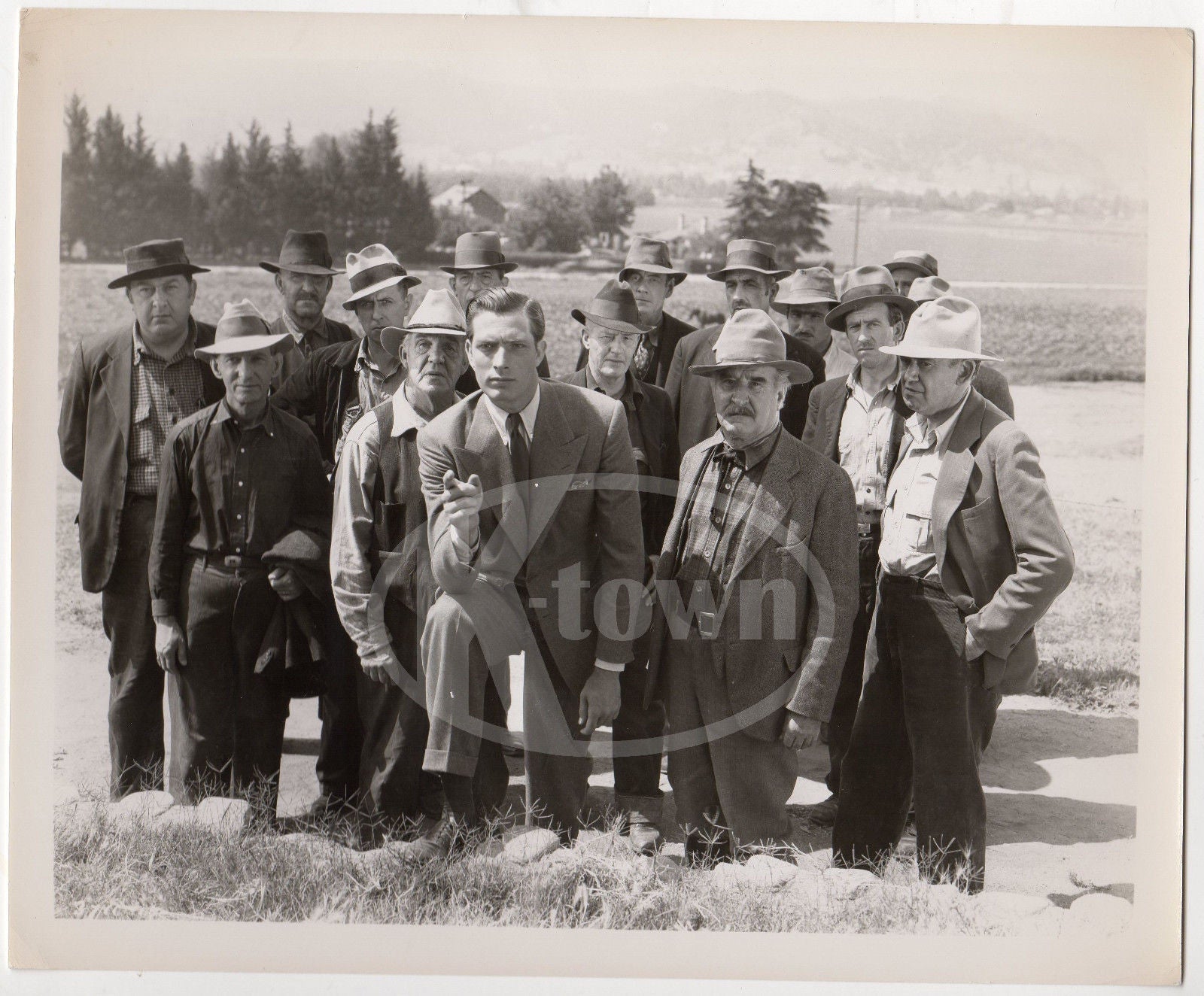 Hoosier Schoolboy Movie Actors Dramatic Scene Vintage Movie Still Phot ...