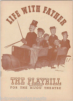 Life With Father Mary Loane, Donald Randolph Vintage 1940s Theater Pla ...