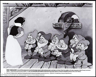 Snow White and the 7 Dwarves Vintage Walt Disney Movie Still Photo ...