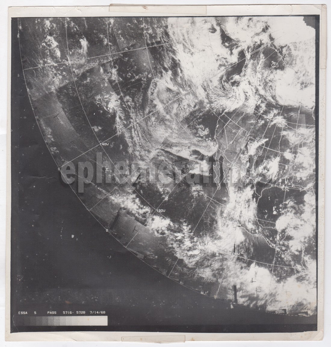 Planet Earth Vintage Large Format Satellite Image Photographs 1971 ...