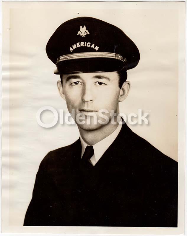 Donovan Wood Early American Airlines Pilot in Uniform Vintage Aviation ...