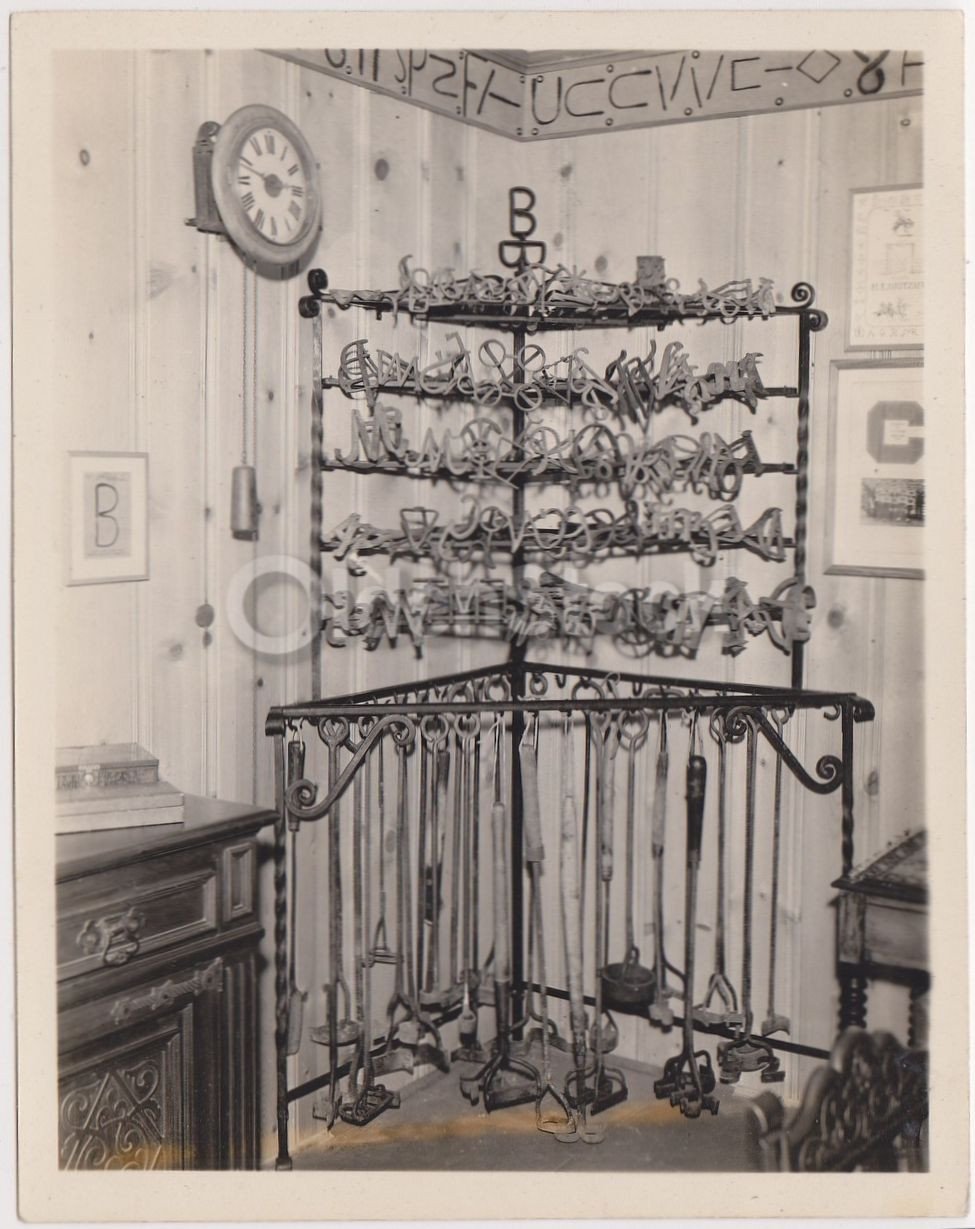 Huge Cattle Branding Store Display Vintage Cattle Brands Designs Snaps ...