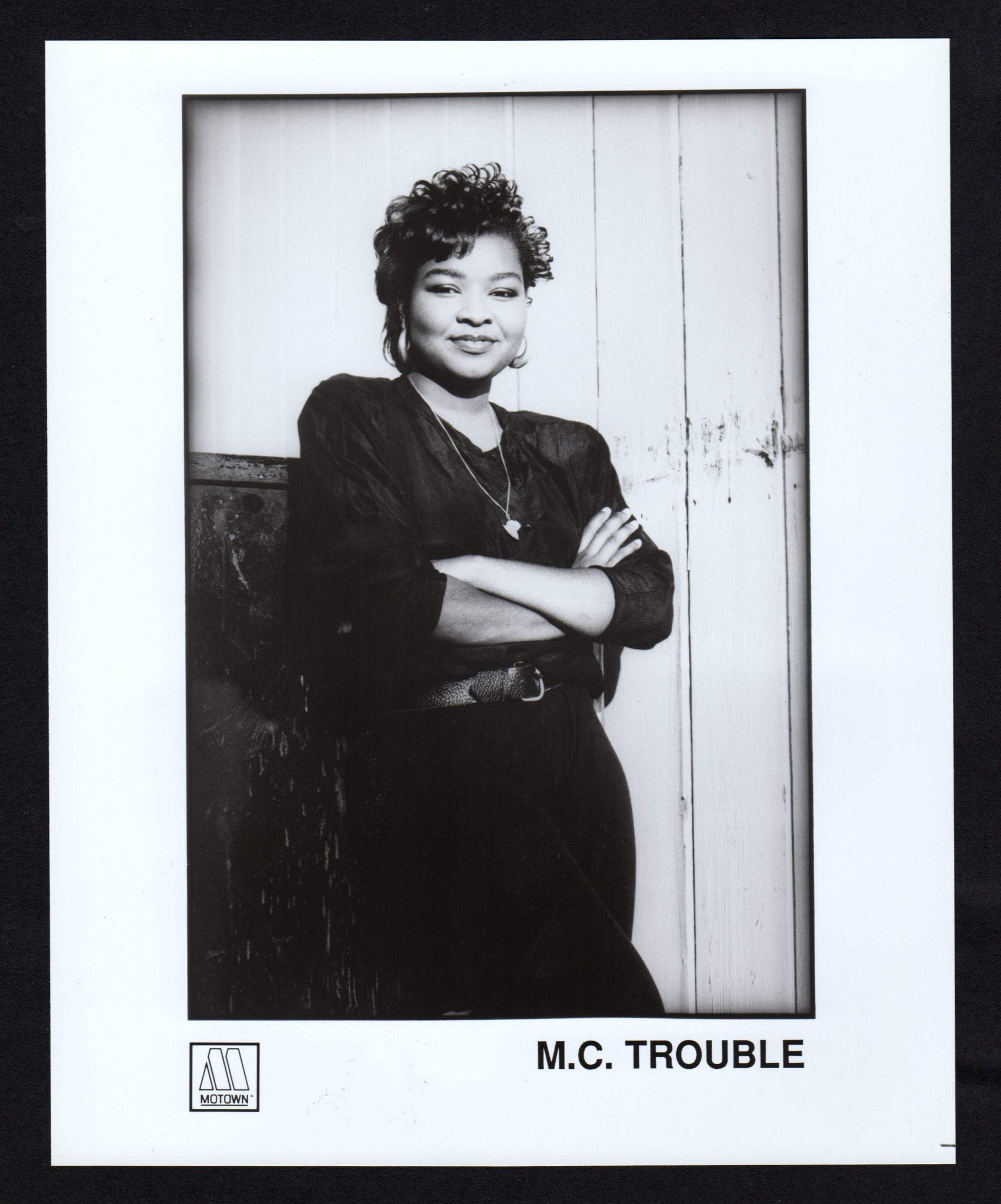 MC Trouble First Motown Female Rap Music Motown Records Promo Photo ...