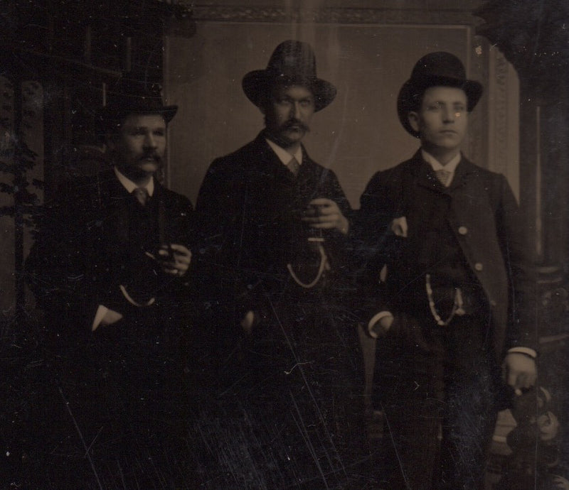 Distinguished and Imposing Gentleman Antique Parlor Tintype Photo ...