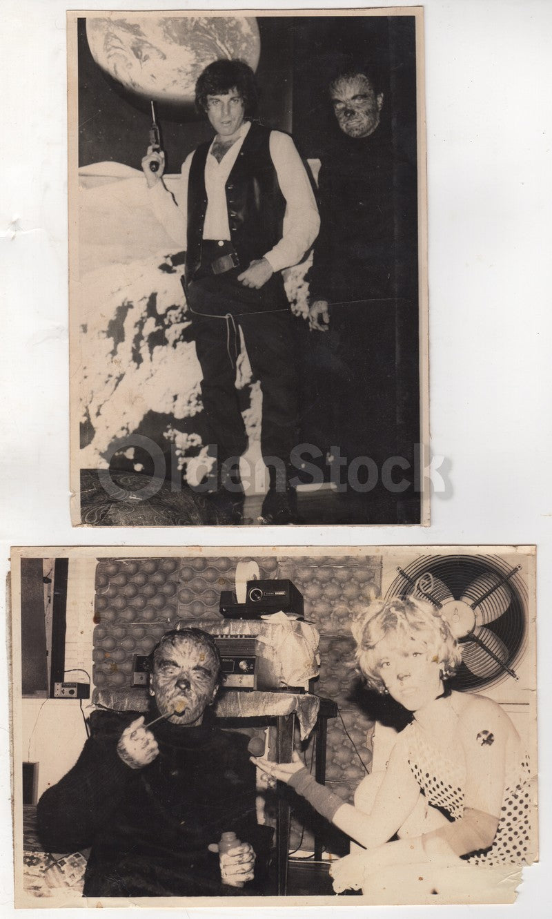 Star Wars Cosplay Han and Chewbacca Costumes Vintage 1970s Snapshot Ph ...