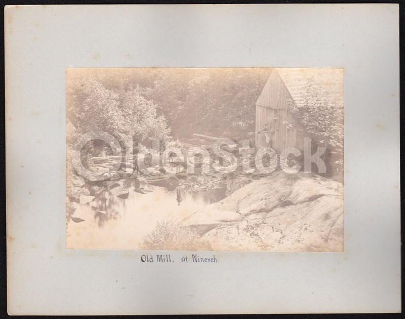 Old Mill at Nineveh Virginia Shenandoah River Rare Antique History Pho ...