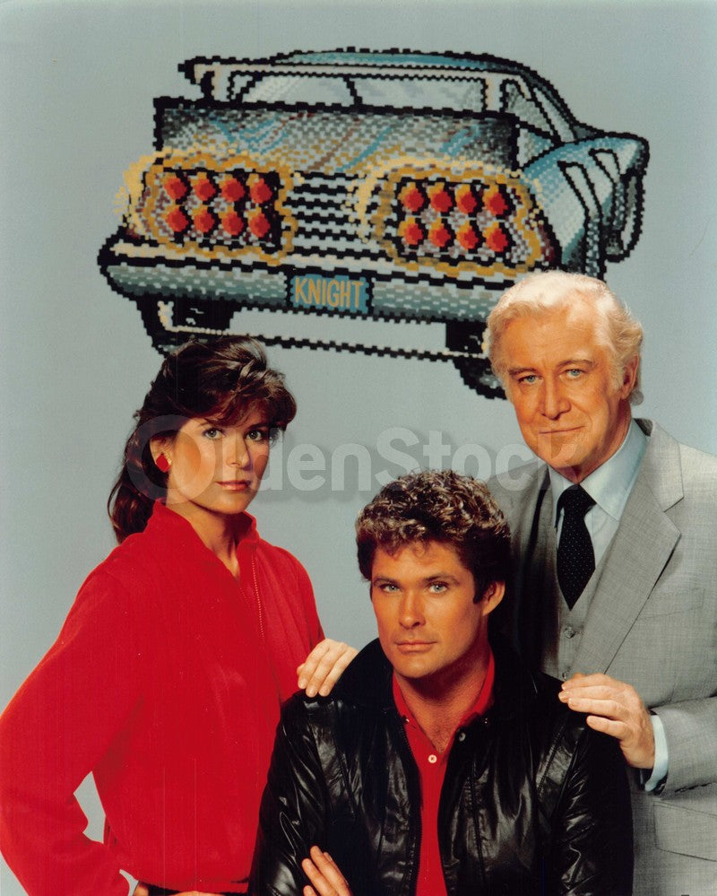 David Hasselhoff Knight Rider Actor & KIT Vintage Awesome 80s Promo Ph ...