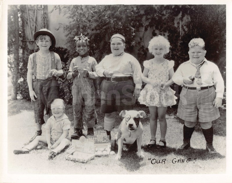 Our Gang Little Rascals Hal Roach Child Actor Cast VIntage Movie Promo ...